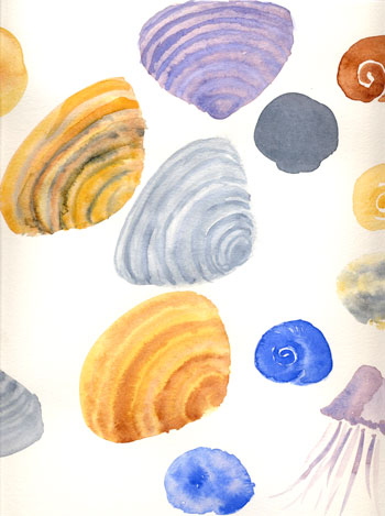 A pattern for July – Seashells