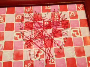 Try String Art! A heart shaped tutorial.