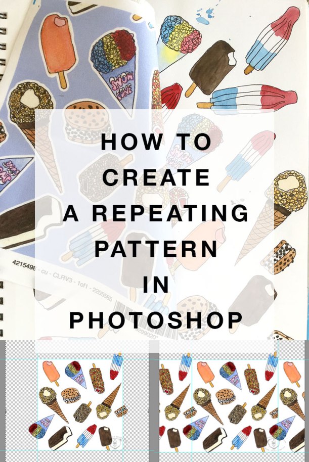 How to create a repeating pattern in Photoshop