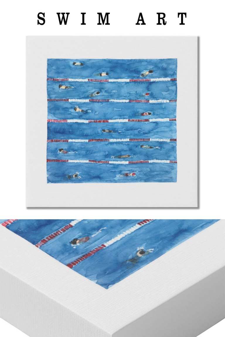 Painting swimmers