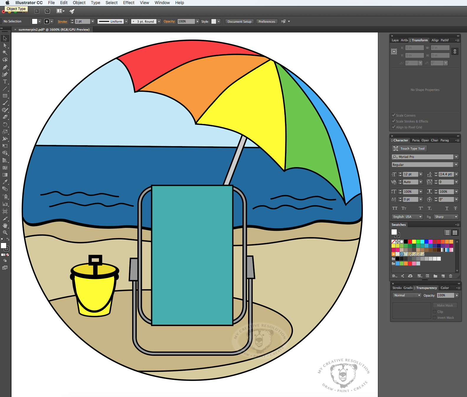 Inspiration behind the Enamel Beach Pin