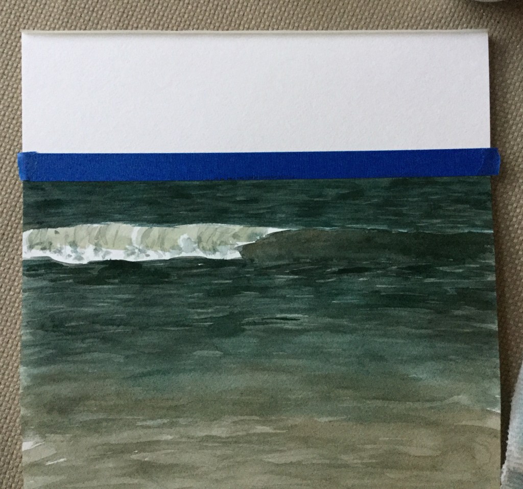 Painting waves