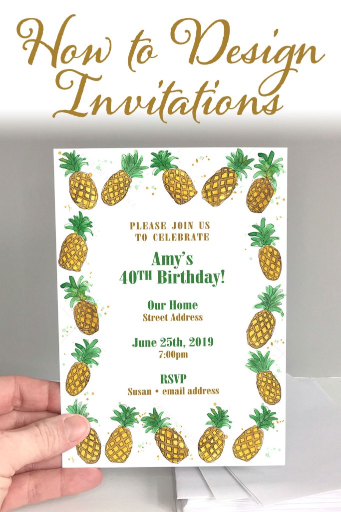 How to Design an Invitation